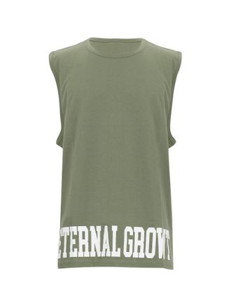 LTB Jeans Herren Saceye Tanktop, Deep Lichen Green Melanj 13577, XXL