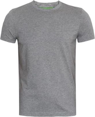 BOSS Teebo T-shirt en jersey imprim&eacute; avec logo pour homme, Gris pastel., L