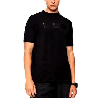Karl Lagerfeld T-Shirt mit Rundhalsausschnitt - - Tops - Herren - Schwarzk - M