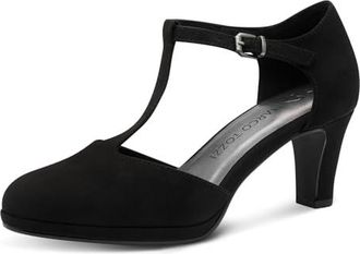 Marco Tozzi Escarpins pour Femme avec Sangle 2-24401-43, Noir, 39 EU