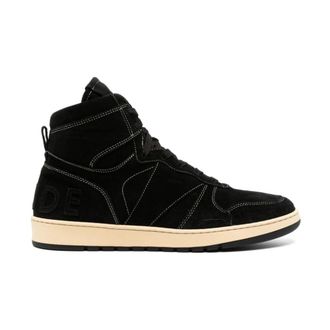 Rhude Rhecess High Suede Sneakers - - Shoes - Herren - Schwarzk - 41 EU