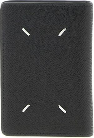 Maison Margiela unisex, Accessoires, Noir, Taille: ONE Size Porte-cartes Four Stitches