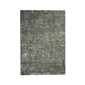 Paris Prix Paris Prix - Tapis Vintage Tiss&eacute; &agrave; la Main Etna Vert Olive 80 x 150 cm