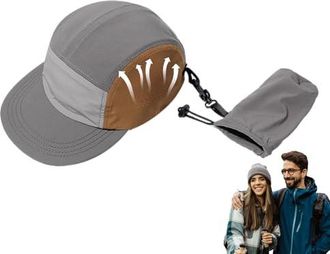 Generico Chapeau de Baseball &agrave; s&eacute;chage rapide | L&eacute;ger et respirant, r&eacute;glable - Chapeau de Baseball pour homme et femme sports de plein air randonn&eacute;e camping, g