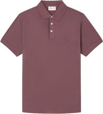 Springfield 5da-Polo Slim Contraste, Bordeaux Standard, L Homme