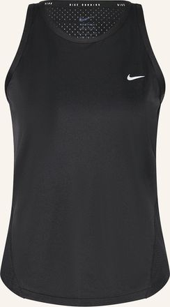 Nike Lauftop Tempo schwarz