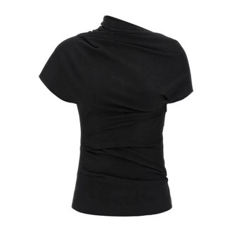 Entire studios Asymmetrisches Drapetop - - Tops - Damen - Schwarzk - M
