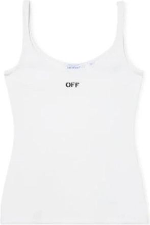 Off-white Femme, Tops, Blanc, Taille: 36 FR Hauts sans manches