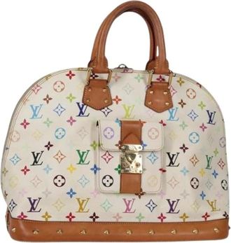 Louis Vuitton Sac &agrave; main en toile Pre-owned - Femme - Pre-owned - Blanc - Taille: ONE Size