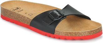 Scholl Herren Simon Sandale, Schwarz/Rot, 45 EU