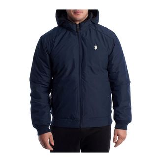 U.S.Polo Association Bomberjacke mit Kapuze - - Jackets - Herren - Blau - M