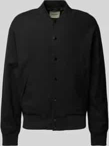 Jack & Jones Leinenbomberjacke mit Paspeltaschen Modell ARIO