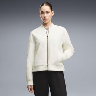 Puma Wattierte Golf-Steppjacke Damen, Kleidung, Wei&szlig;, XXL