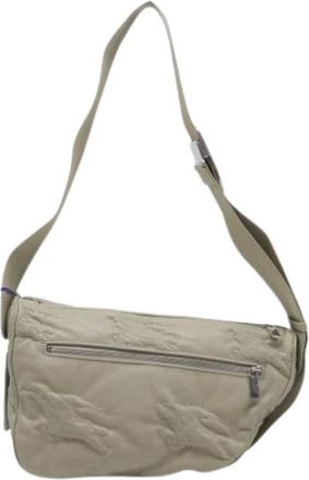 Burberry Sac bandouli&egrave;re moyen mod&egrave;le Shield Pre-owned - Femme - Pre-owned - Gris - Taille: ONE Size