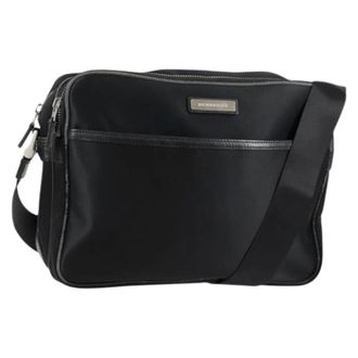 Burberry Pre-owned Nylon sacs-ports-paule - Femme - Pre-owned - Noir - Taille: ONE Size