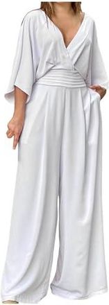 Generic Combinaison Rose Poudr&eacute; Invit&eacute;e Satin Smoking Cycliste Eau Fleurs C&ocirc;tel&eacute;e Flare Eponge Belles Aquatique Unie Bateau Volants Unique L&eacute;g&egrave;re Boyfriend Bo