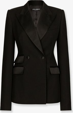 Dolce & Gabbana Tuxedo virgin wool and silk blazer - DOLCE & GABBANA - gender_Woman