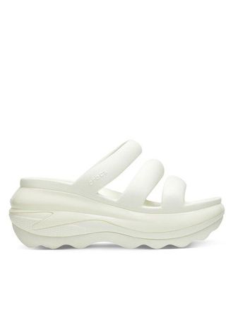 Crocs Pantoletten Mega Crush Triple Strap 209842 &Eacute;cru