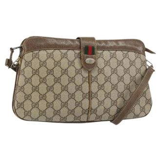 Gucci Sac bandouli&egrave;re en plastique Pre-owned - Femme - Pre-owned - Beige - Taille: ONE Size
