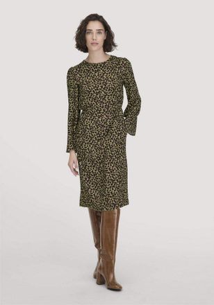 Hessnatur A-Linien-Kleid Regular aus LENZING ECOVERO Satin (1-tlg)