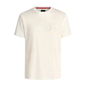 Kiton Baumwoll-T-Shirt mit Rundhalsausschnitt - - Tops - Herren - Beige - XL