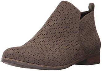 Dr. Scholls Shoes Womens Rate Ankle Boot, Olive Microfiber Perforated, 9.5 M US
