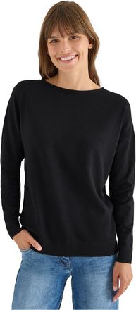 Cecil Pullover mit Strukturdetail Black XL