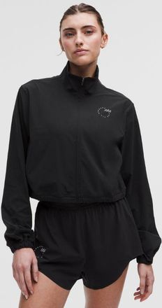 lululemon Veste Mile Maker Run Crew à motif et ourlet ajustable pour Femmes - Taille XL