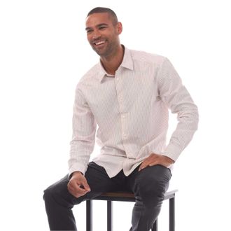 HUGO BOSS C-Cole Hemd für Herren (Weiß/Hellrosa)