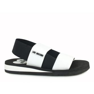 Love Moschino Strappy Sandal - Femme - Chaussures - Noir - Taille: 35 EU