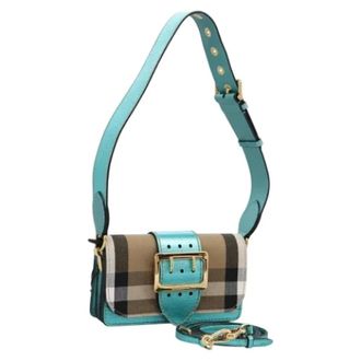 Burberry Pre-owned Toile sacs-ports-paule - Femme - Pre-owned - Beige - Taille: ONE Size