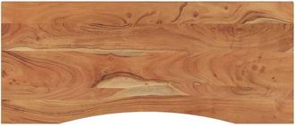 vidaXL Dessus de bureau 110x50x2,5 cm rectangulaire bois massif acacia Vidaxl