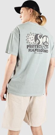 Quiksilver Wake Up World T-Shirt chinois green