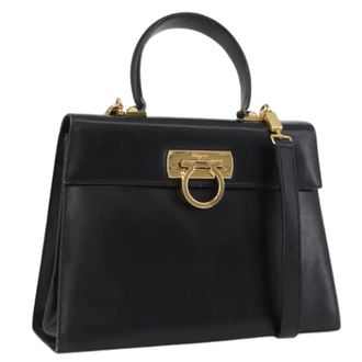Ferragamo Sac &agrave; main Pre-owned - Femme - Pre-owned - Noir - Taille: ONE Size