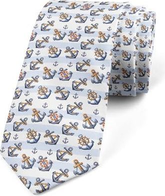 Generic Cravates Homme Bleu Blanc Brun &Eacute;l&eacute;gant Cravates Formelle Cravate Pour Travail &Eacute;v&eacute;nements F&ecirc;te