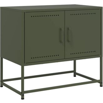 vidaXL TV-Schrank Olivgr&uuml;n 68,5x39x60,5 cm Stahl Vidaxl