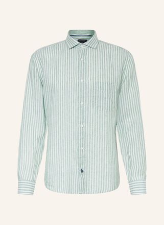 Olymp Leinenhemd Casual Regular Fit gruen