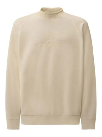 C.P. Company sweat à logo brodé - Blanc