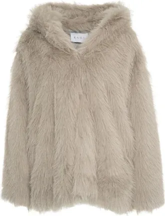 Kaos Kaos, Femme, Vestes, Beige, Taille: 42 FR 6002 Kasha Jacket