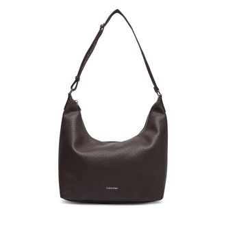 Calvin Klein Handtasche Calvin Klein Webbing Strap Md Shoulder Bag LV04F3891G Dunkelbraun