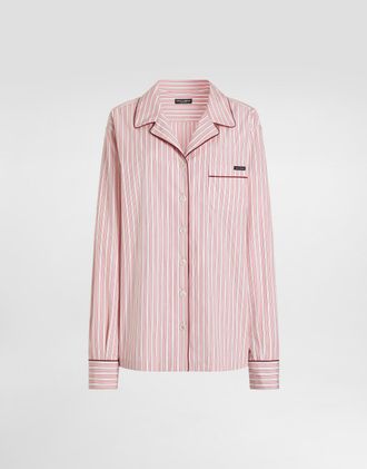 Dolce & Gabbana Striped Poplin Shirt - Frau Blusen Und Tops n/d 48