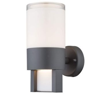 Globo Lighting Zeitlose LED Au&szlig;enleuchte Aluminium Druckguss Grau 12,20 Watt Globo 34011