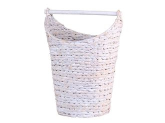 Chic Antique Toilettenpapierhalter Rattankorb Klopapier Korbhalter WC Rollenhalter