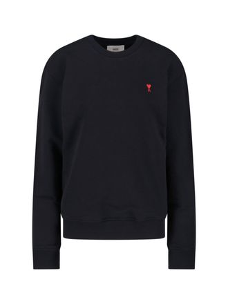 Ami Crewneck Sweatshirt Ami De Coeur