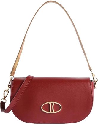 Alviero Martini 1A Classe Femme, Sacs, Rouge, Taille: ONE Size Tracolla c/patta