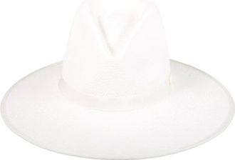 Max Mara Femme, Accessoires, Blanc, Taille: 57 CM Cellula Hat