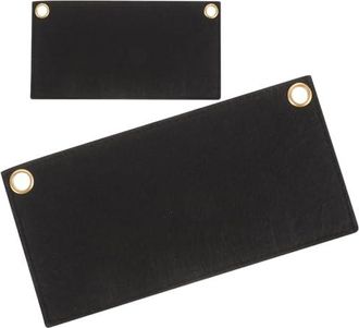 Holibanna SOESFOUFU Insert Organisateur pour Paquet &agrave; Main Lot de 2 Inserts en Feutre Noir OEillets Dor&eacute;s Grand et Petit Format Doublure L&eacute;g&egrave;re et R&eacute;sistante po