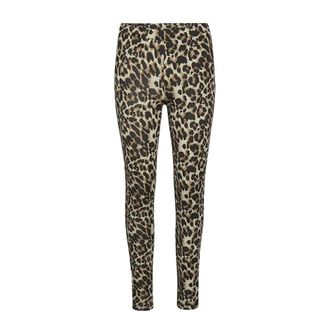 Kaffe Pantalon Coupe Slim - Femme - Pantalons - Brun - Taille: 46 FR