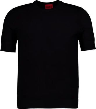HUGO BOSS Herren T-Shirts schwarz unifarben