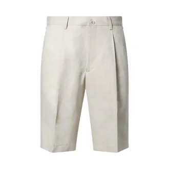 Baldessarini Homme, Shorts, Beige, Taille: 2XL Shorts Bermuda en lin et coton avec plis